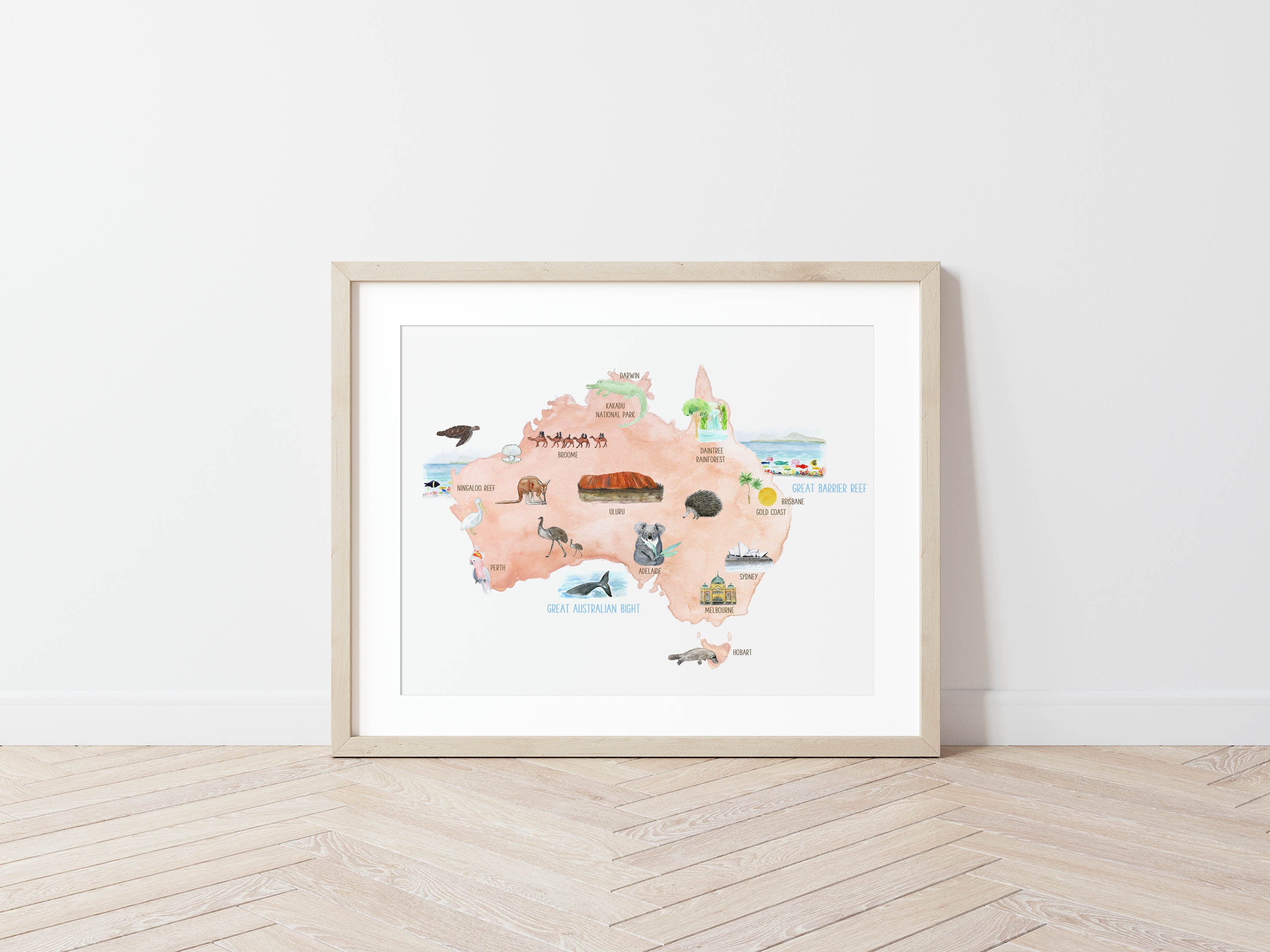 Map of Australia for Kids - Fable and Fawn – Fable and Fawn