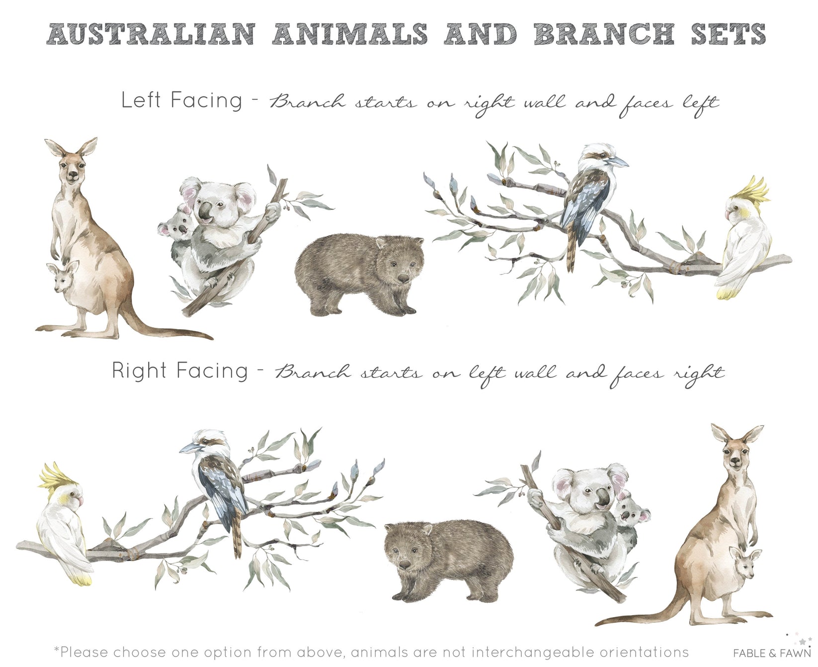 The Best Wall Decals in Australia: Animal Wall Decals and More – Fable ...