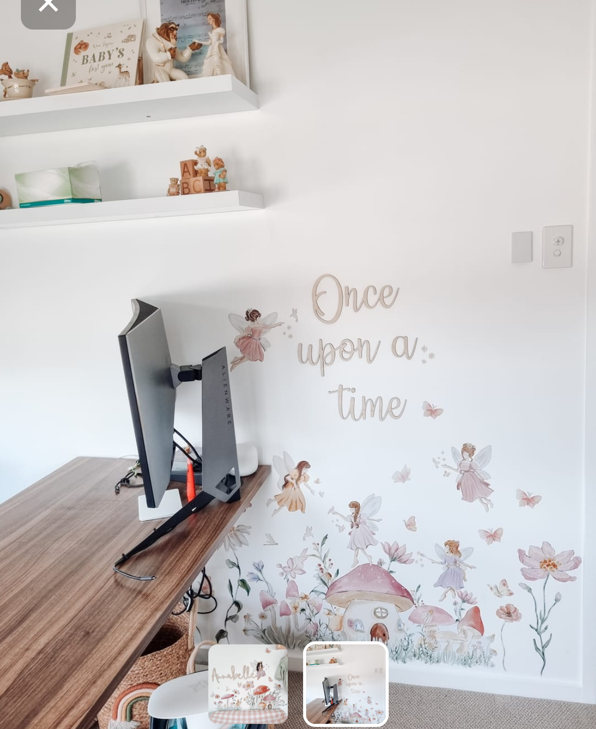 Enchanted Fairy Wall Stickers Garden (Medium) – Fable and Fawn